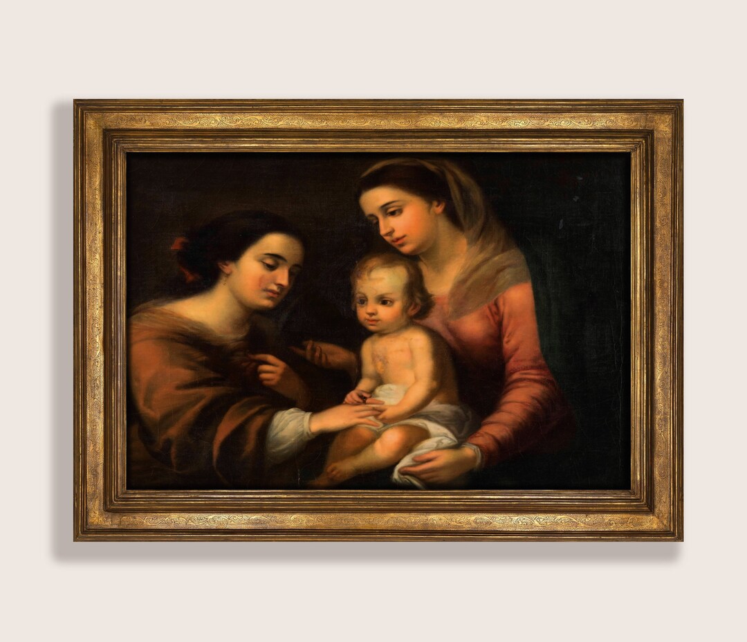 Bartolome Esteban Murillo, the Mystical Marriage of Saint Catherine of ...