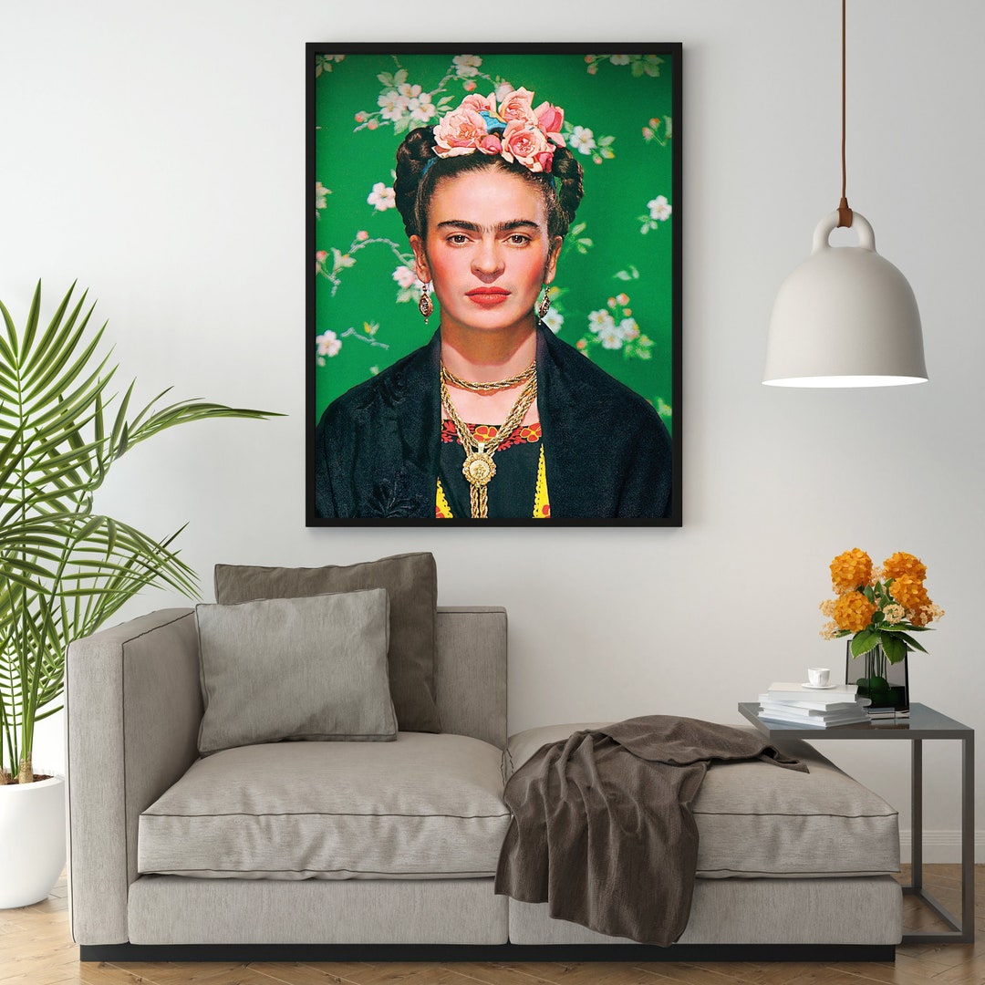 Frida Kahlo Poster, Frida Wall Decor, Frida Kahlo Canvas, Modern ...