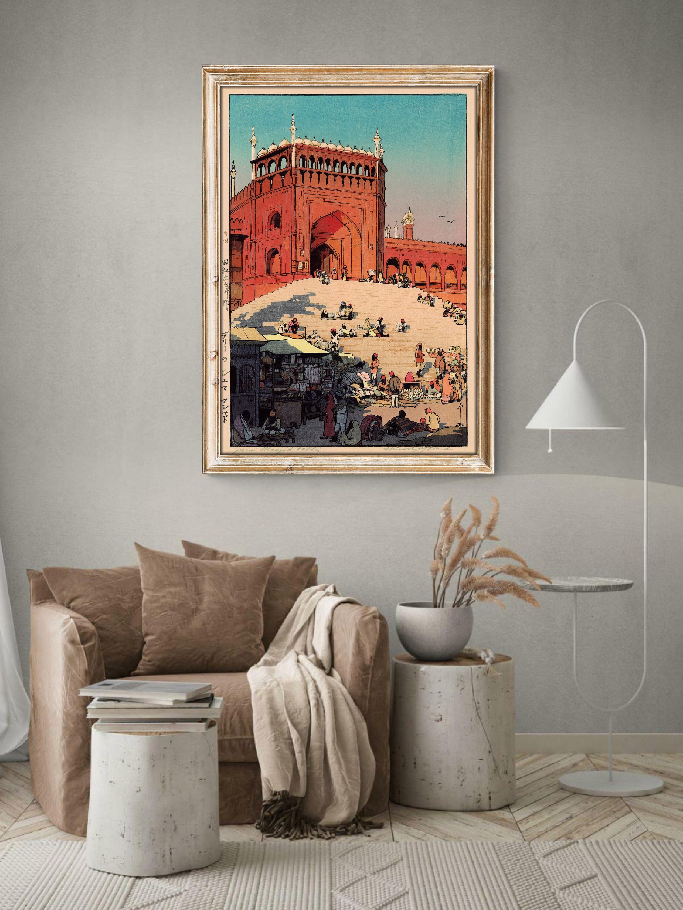 Jami Masjid Delhi Poster, From the India and Southeast Asia Series by ...