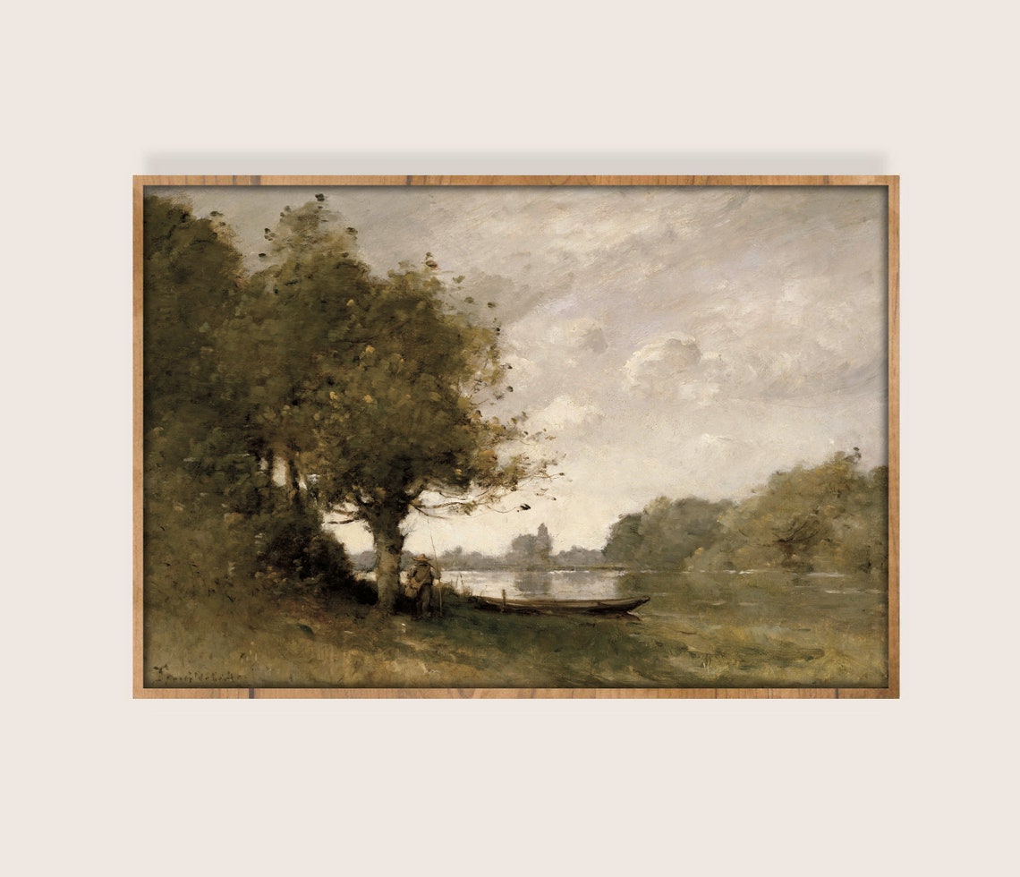 Vintage French Country Gallery Wall Art Set of 10, Meadow Painting ...