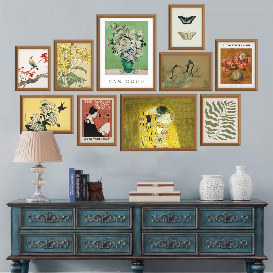 Eclectic Decor Set, Gallery Wall Set, Eclectic Wall Art, Gallery Wall ...