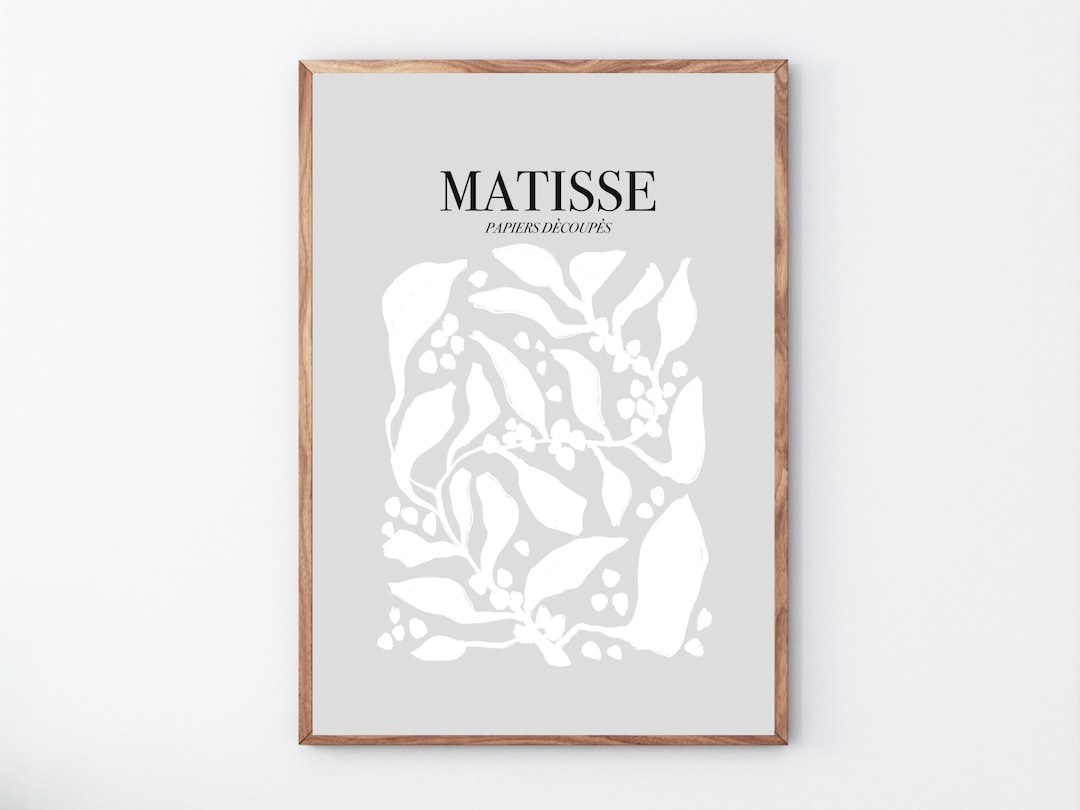 Matisse Cut Outs Poster Printable Digital Wall Art Botanical Print - Etsy
