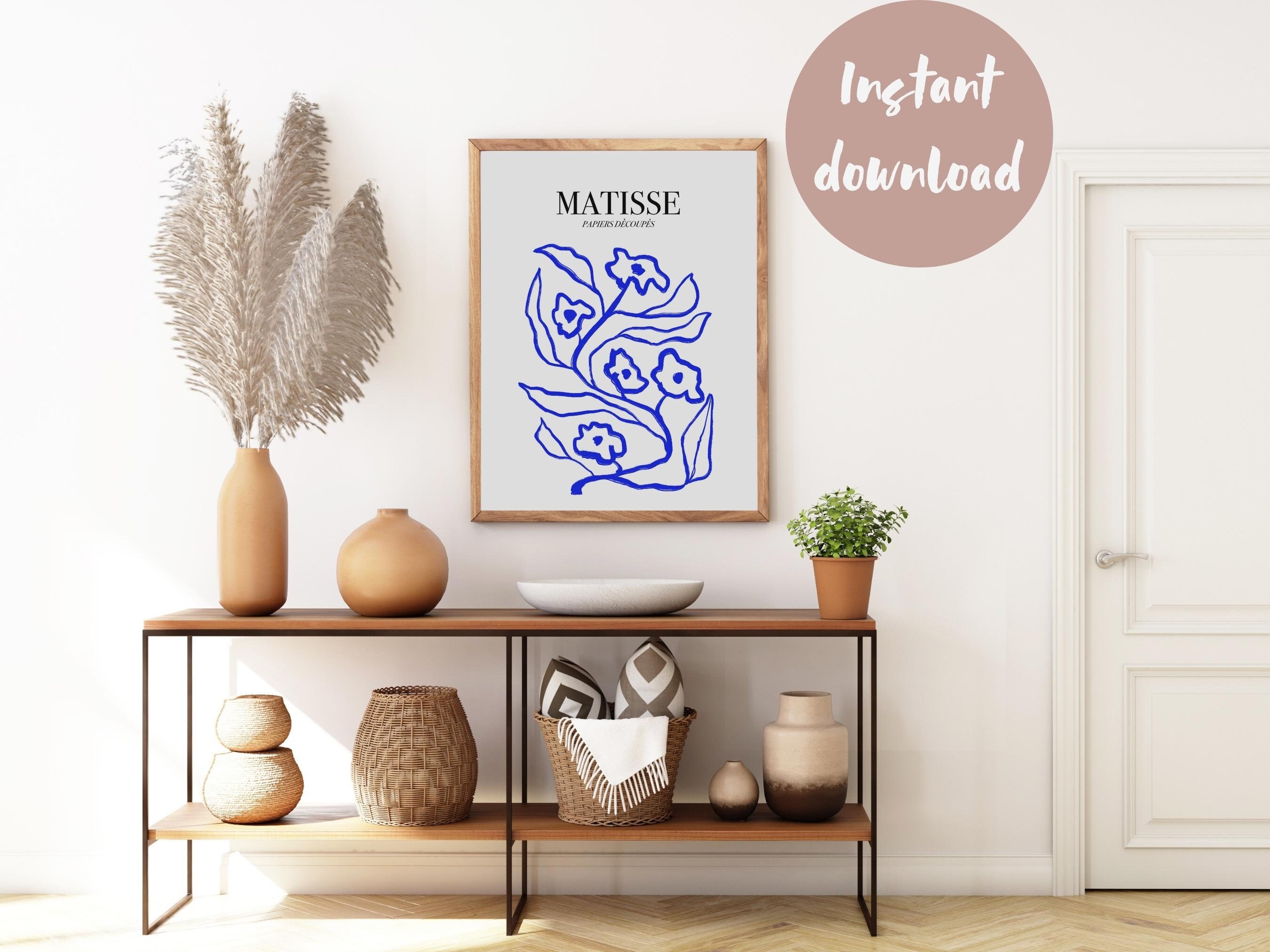 Henri Matisse Botanical Cut Outs Printable Wall Art - Etsy