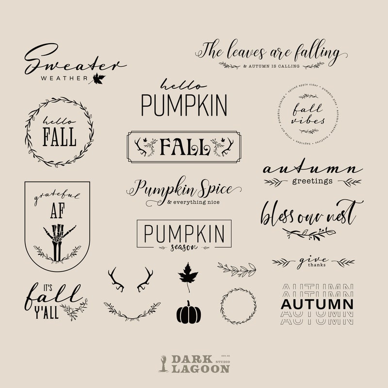 Fall Saying Svg - Etsy