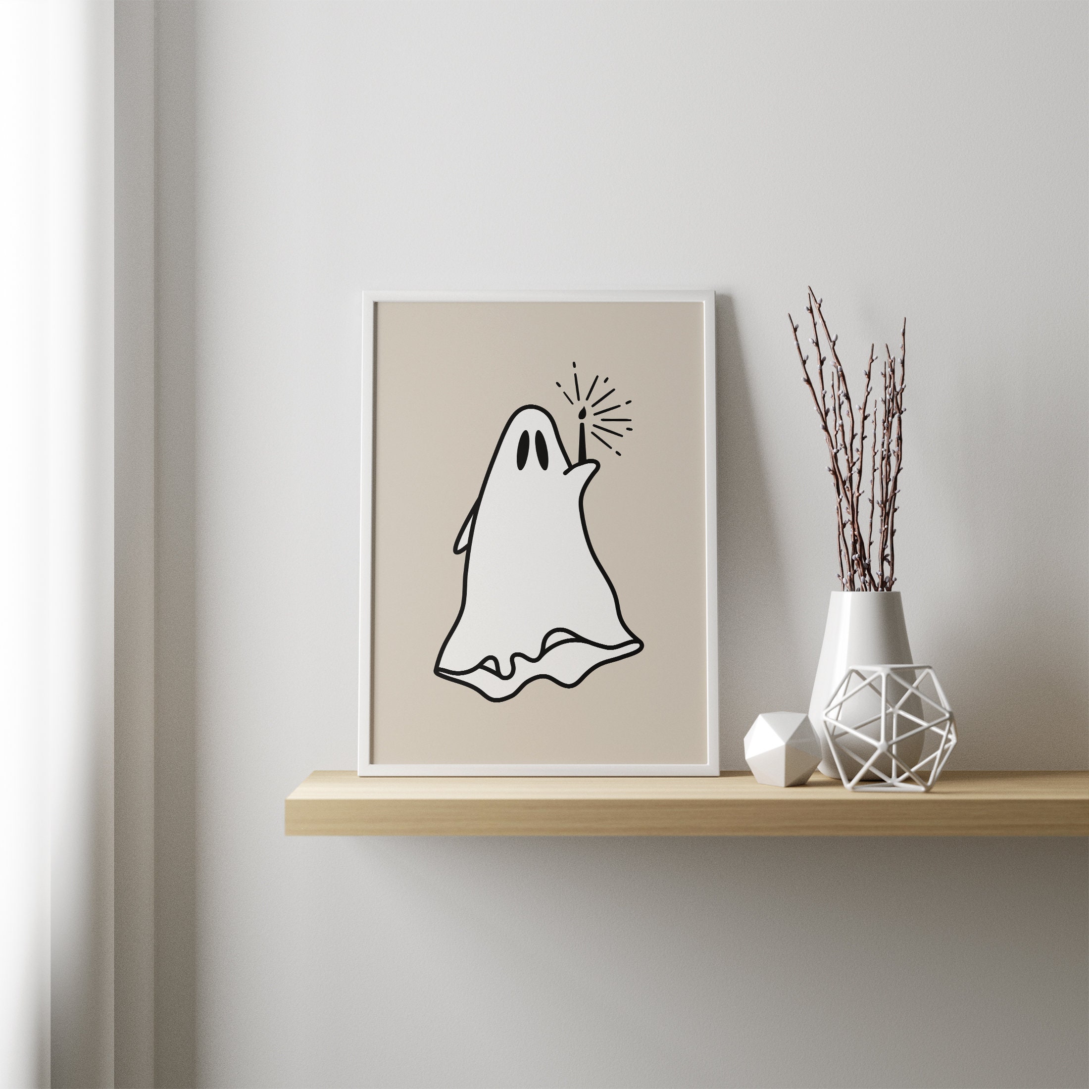 Ghost Spooky Season Cute Halloween Cute Ghost Ghost With - Etsy