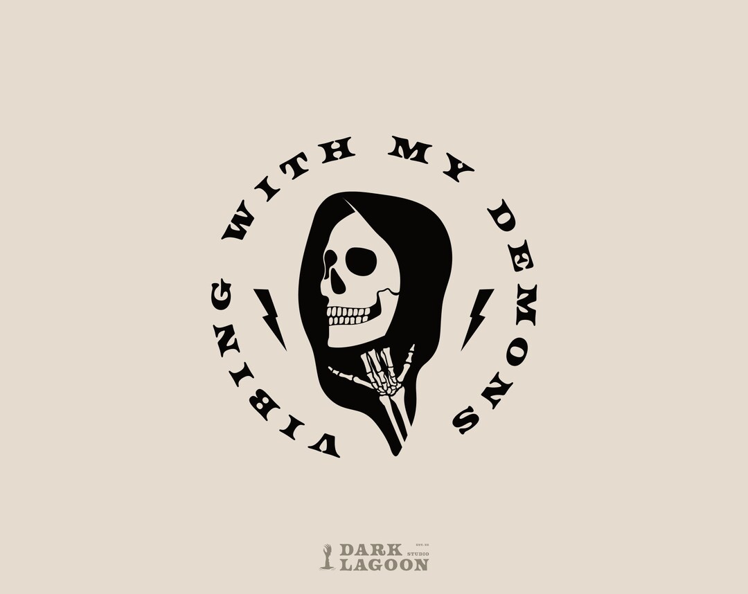 Vibing With My Demons, Grim Reaper, Halloween, Its a Vibe, Skeleton ...