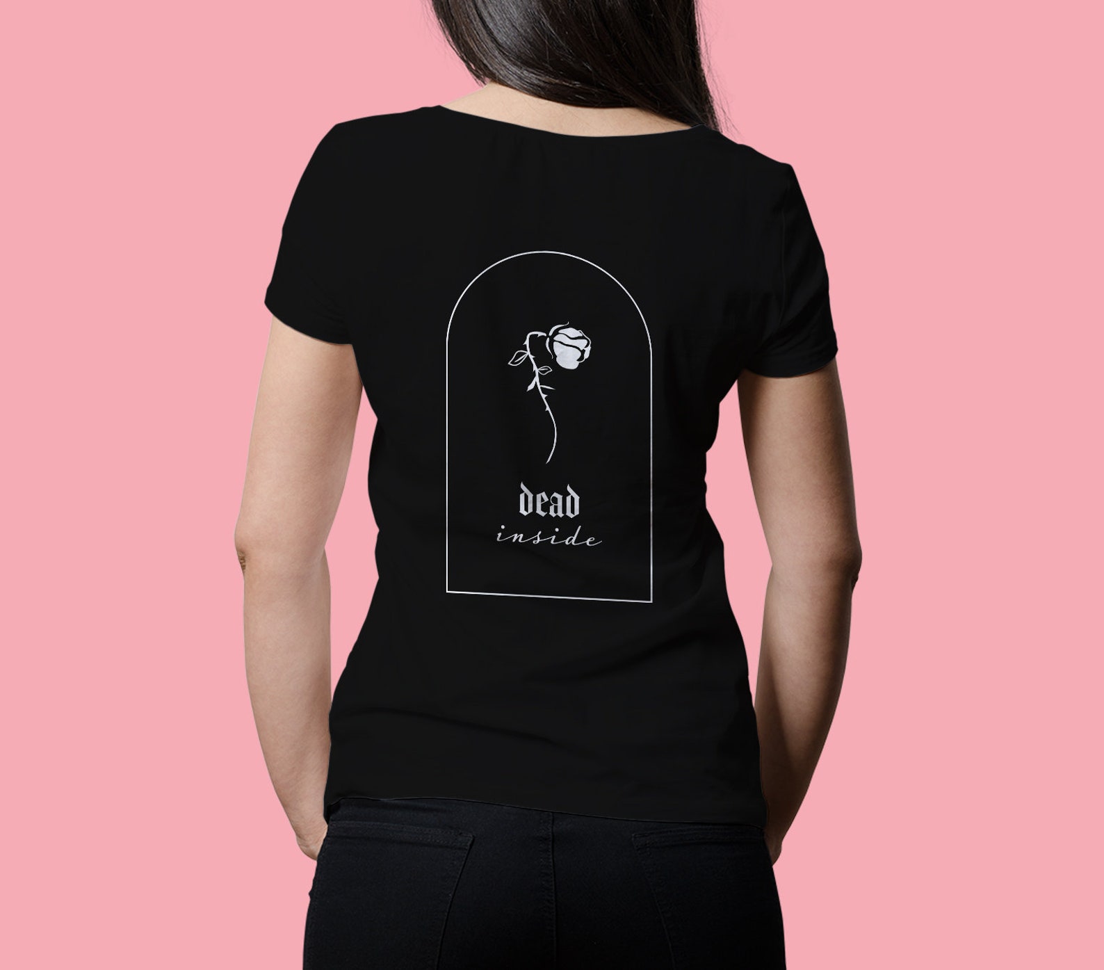 Dead Inside Black Rose Cut File for Cricut Silhouette svg - Etsy