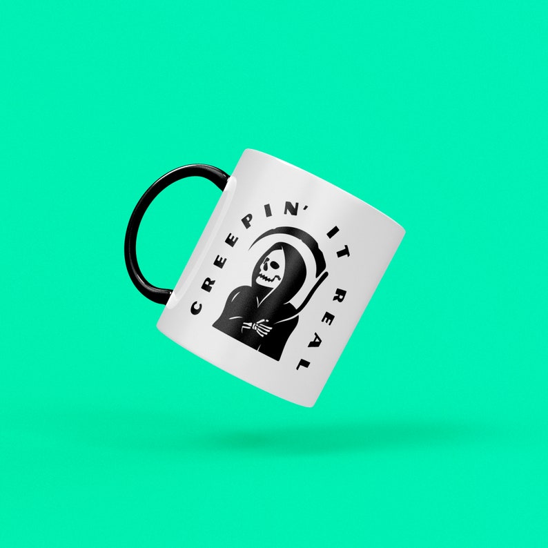 Creepin' It Real Grim Reaper Halloween Creeping It - Etsy