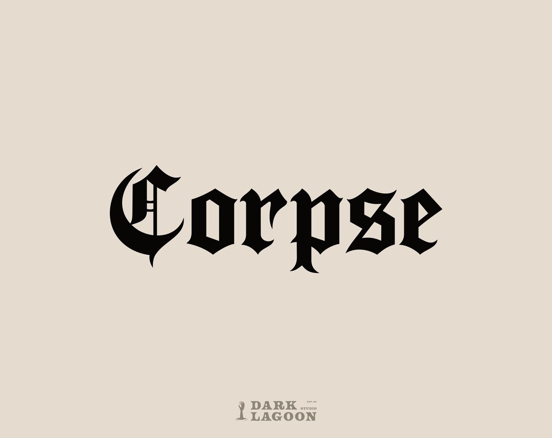 Corpse, Goth Design, Halloween Design, Spooky Design, Cut File for ...