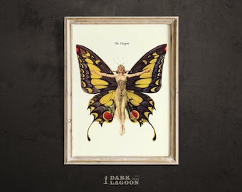 Life Magazine Cover, the Flapper Feb 2,1922, Vintage Magazine Print ...