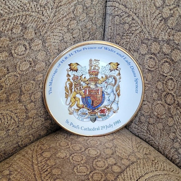 The Royal Wedding Commemorative Plate. Charles and Diana - Etsy