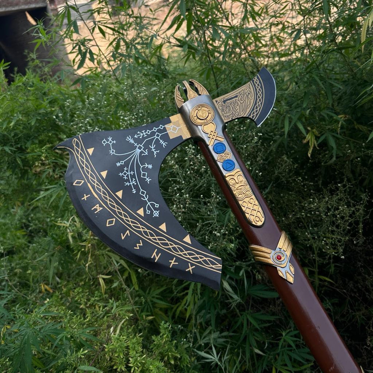 Kratos Leviathan Axe Leviathan Axe Replica Axe Handmade - Etsy