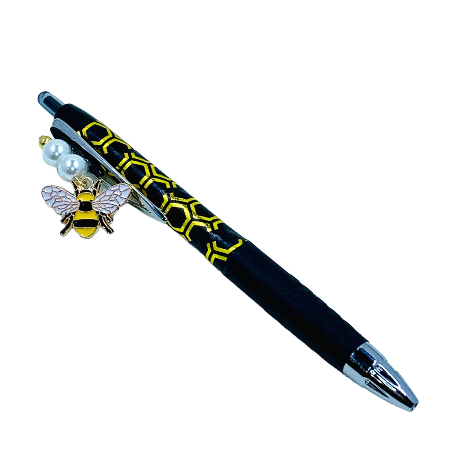 Black and Gold Bee Pen Office Gift for Her Cute Office - Etsy