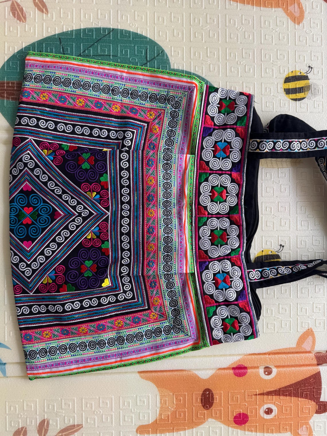 Authentic Handmade Hmong Embroidered Handbag – Unique Handbag for Women ...