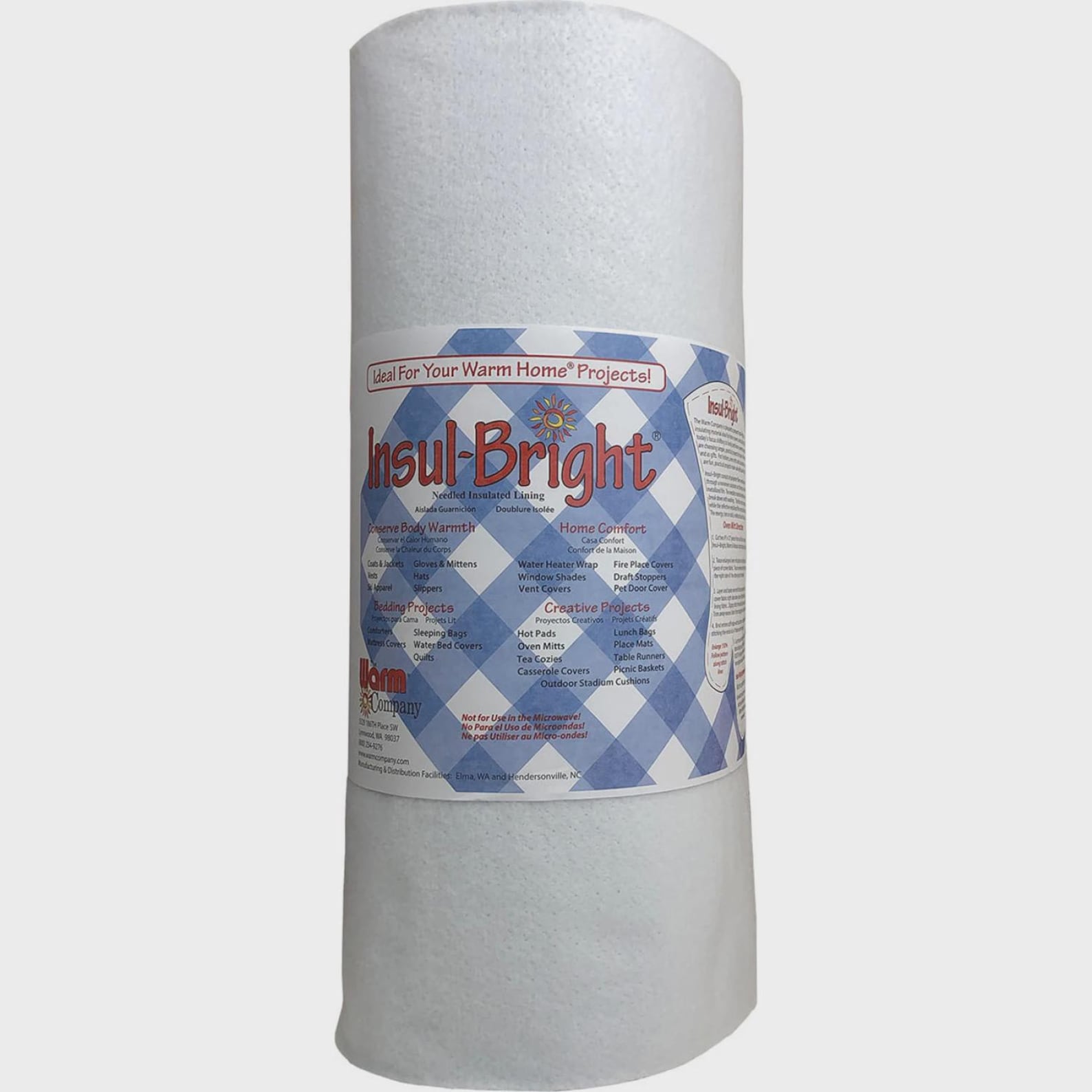 Insul-bright Insulated Batting for Quilts, Potholders, & Sewing ...