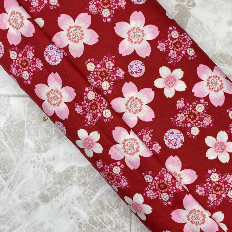 Cherry Blossom Fabric - Etsy