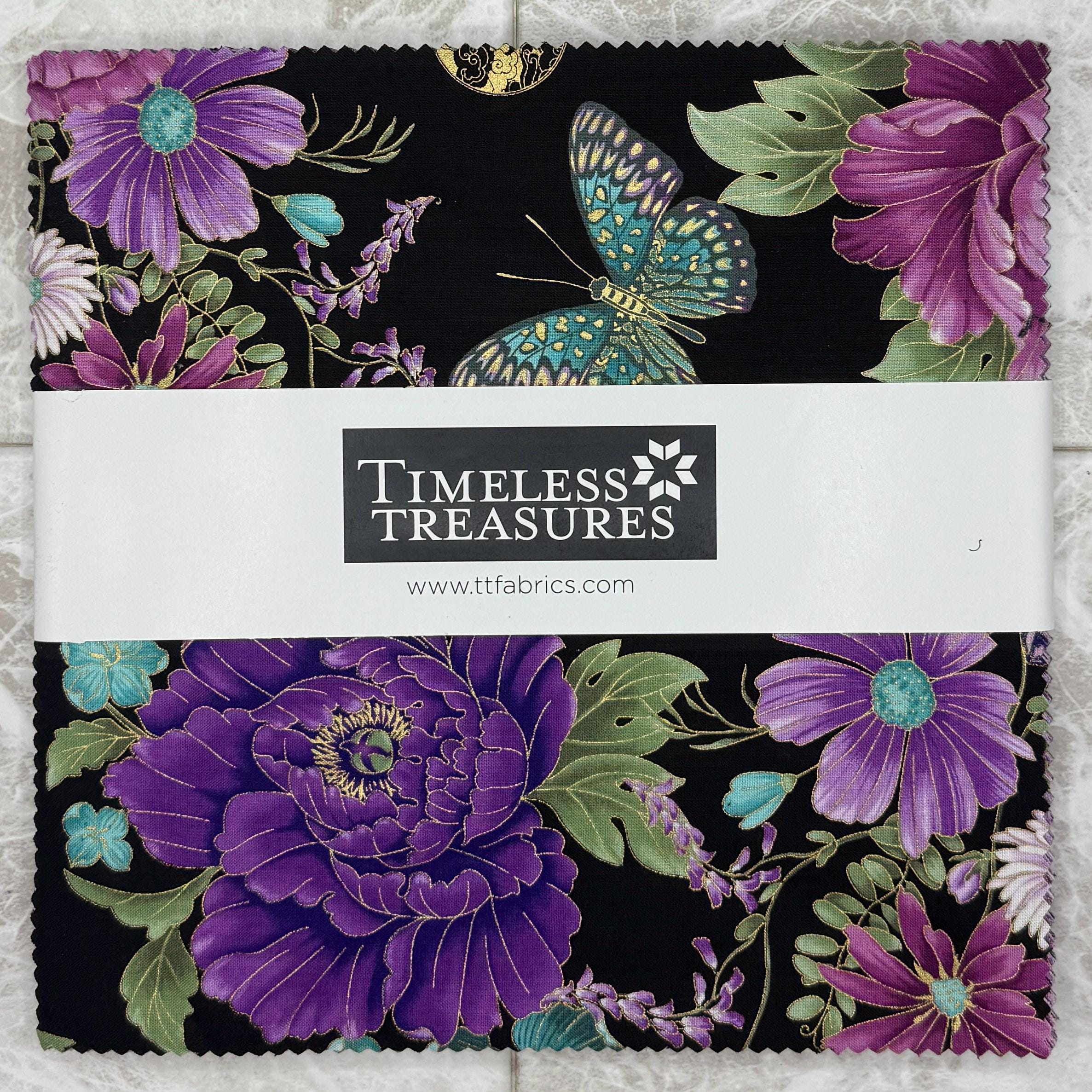 Shizuka Fabric 10" Square Precut Fabric Pack by Timeless Treasure - Etsy