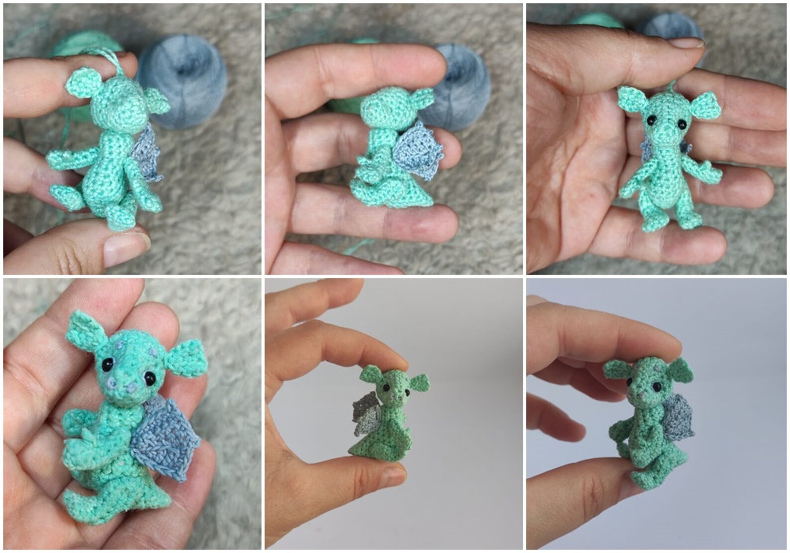 Baby Dragon Crochet Pattern, Amigurumi Pattern. Crochet DIY for ...
