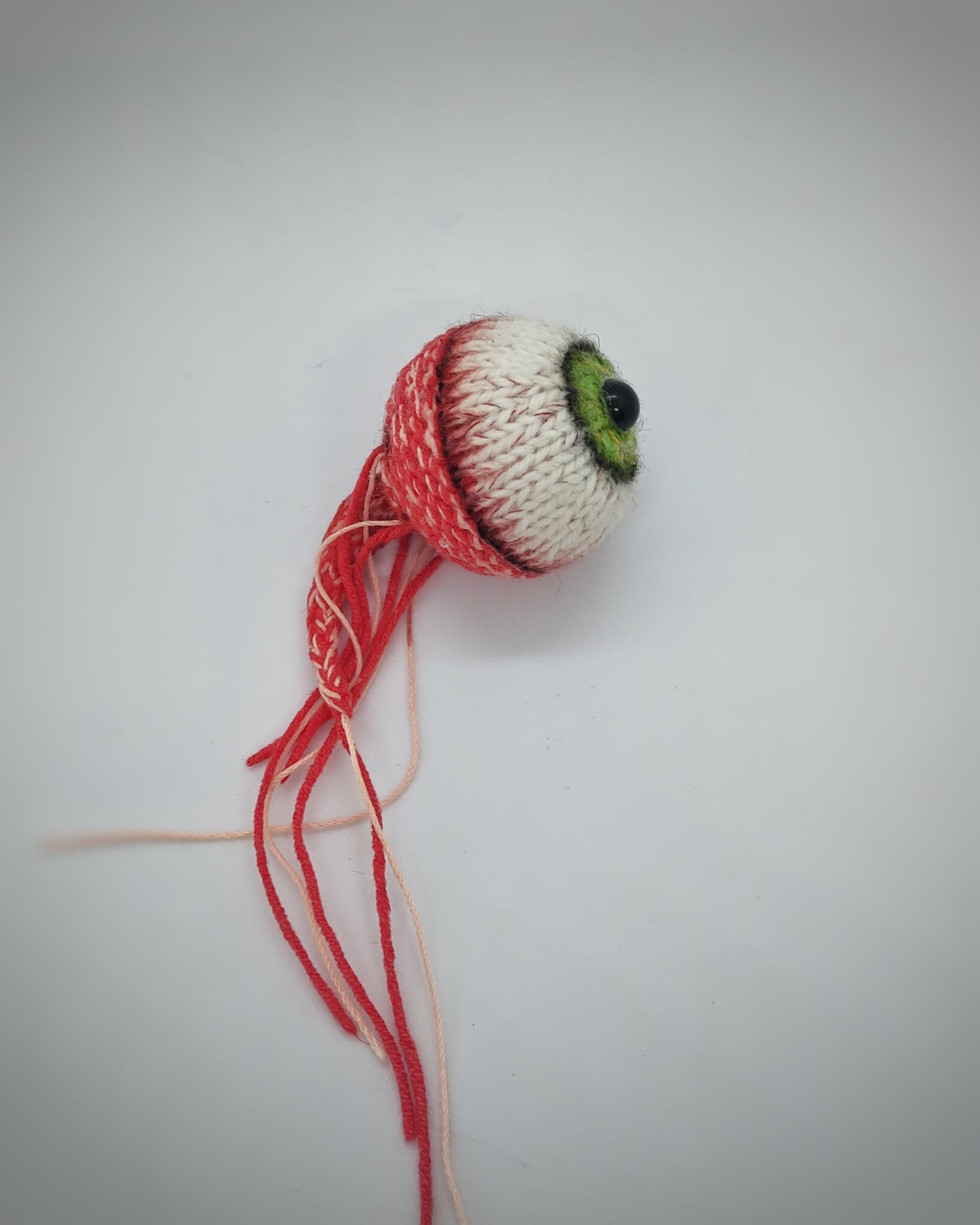 Eyeball Pattern, Realistic Halloween Home Decor. Knitting Pattern for ...