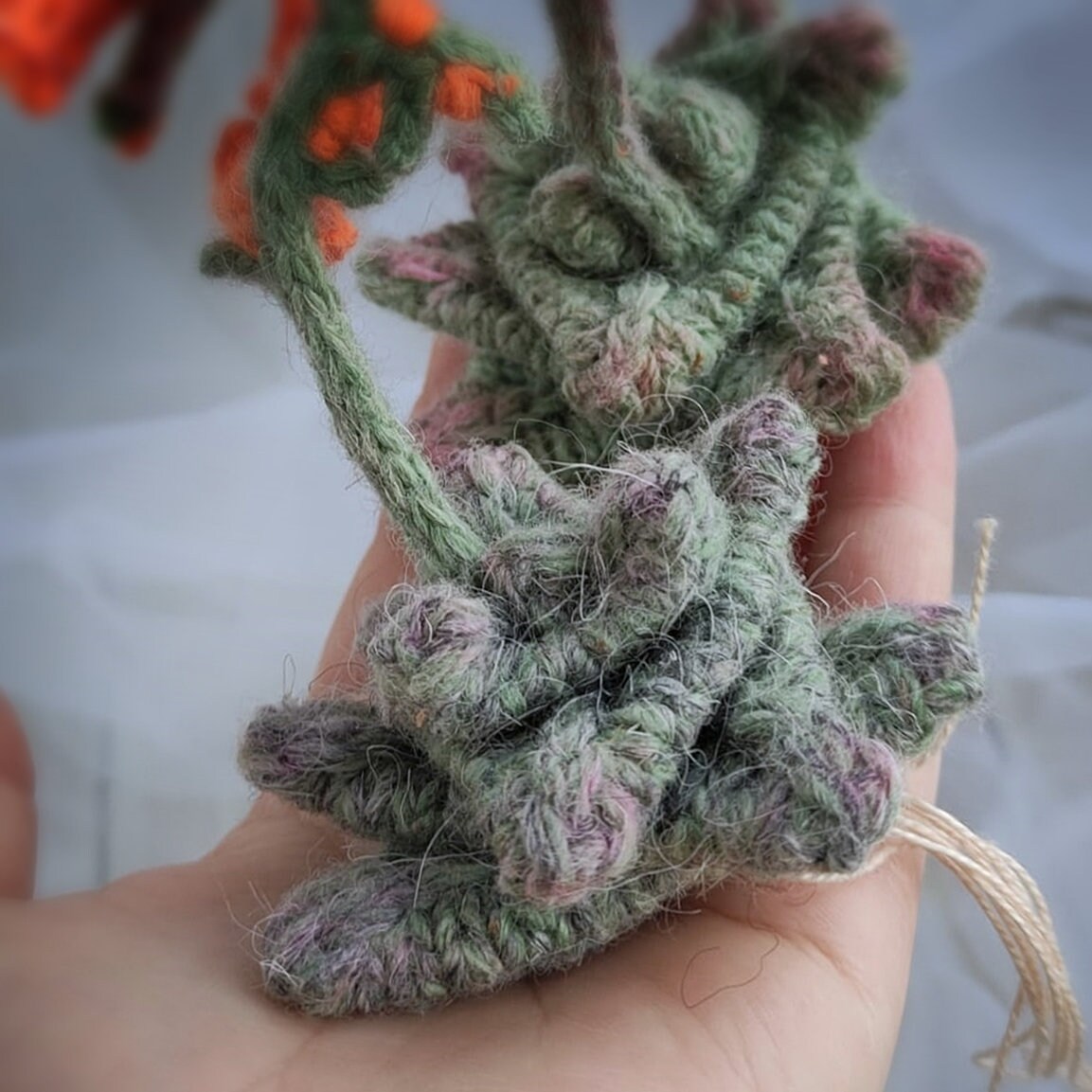 Succulent Pattern, Realistic Plant for Home Decor. Knitting Pattern for ...