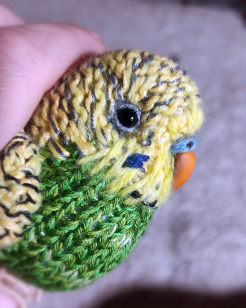 Budgie Knitting Pattern, Cute Knit Parrot Pattern. Detailed аmigurumi Pattern, Ebook Tutorial ...