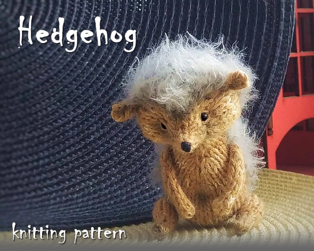 Hedgehog Knitting Pattern. Animal Pattern for Making Amigurumi Toy ...