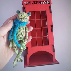 Knitted Frog Pattern for Toy or Keychain, Animal Knit Pattern. This ...