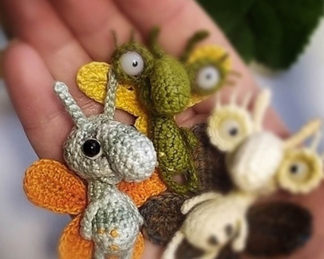 Bug Crochet Pattern for Insect Pin Badge or Brooch. Bug - Etsy