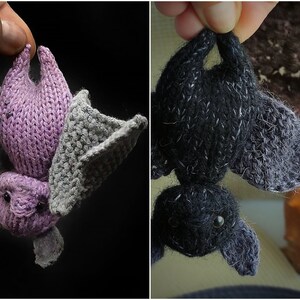 Bat Pattern, Realistic Halloween Home Decor. Knitting Pattern for ...