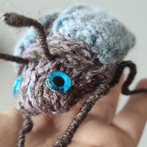 Bug Knitting Pattern for Kids Brooch or Toy. Amigurumi Cute Beetle ...