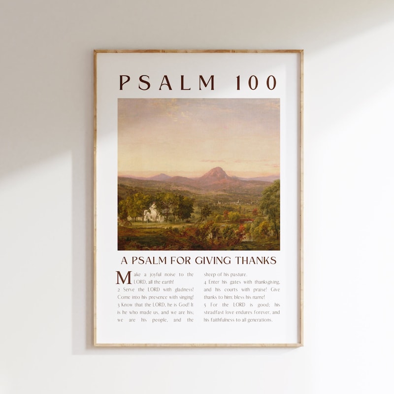 Psalm 100 - Etsy