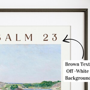 Psalm 23 Bible Verse Wall Art, the Lord is My Shepherd Christian Wall ...