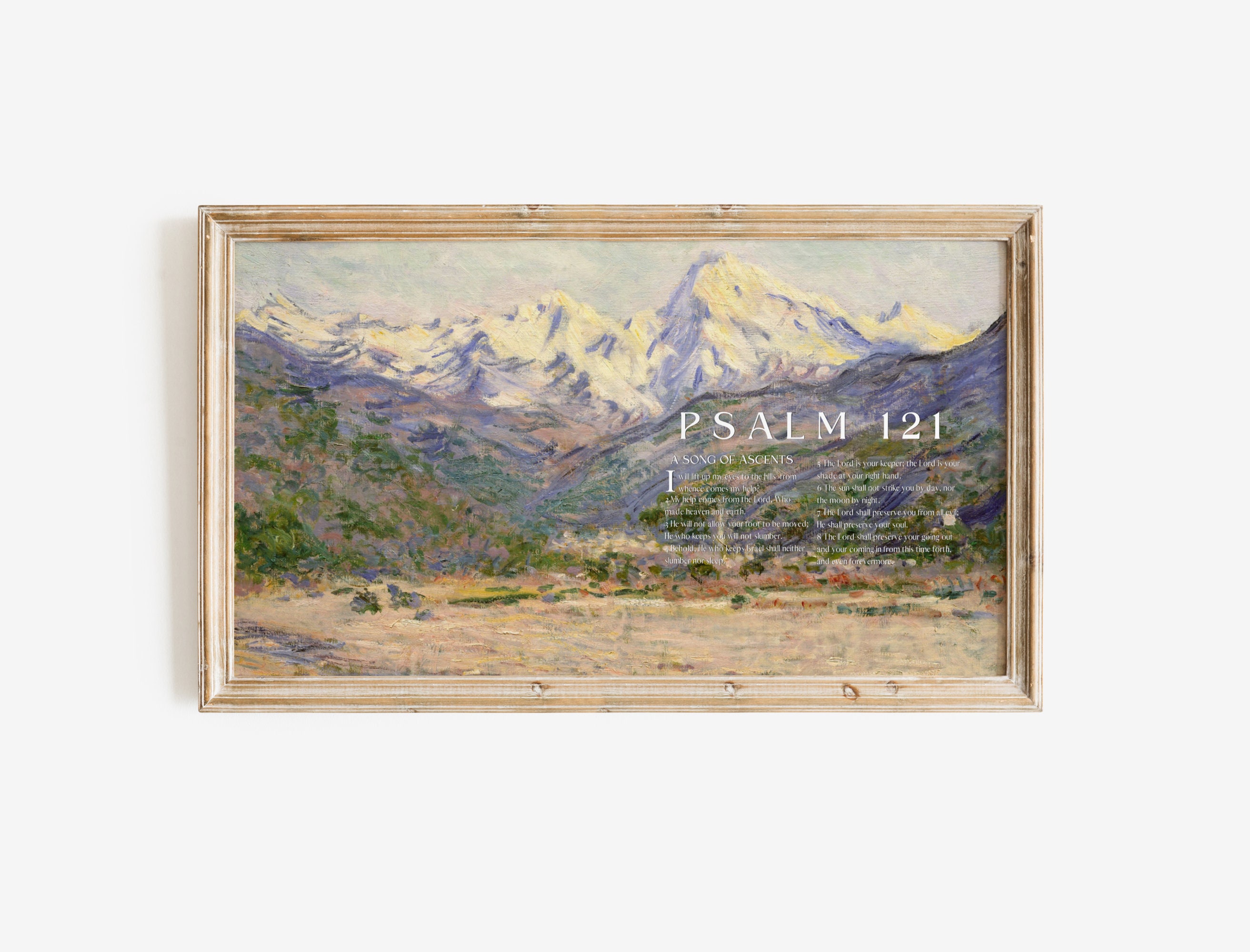 Psalm 23 Psalm 91 Psalm 121 Bundle Samsung Frame TV Art - Etsy