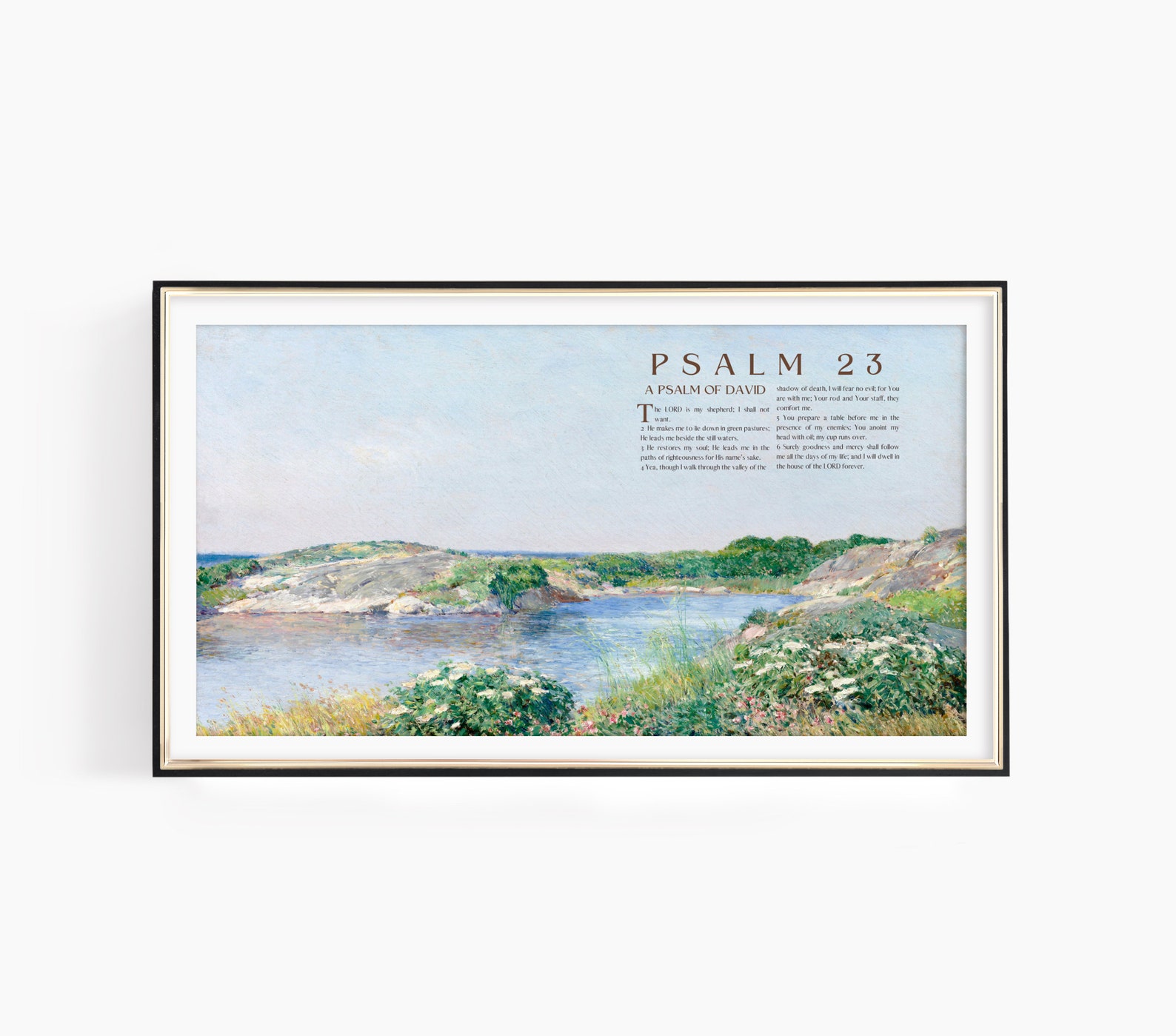 Psalm 23 Psalm 91 Psalm 121 Bundle Samsung Frame TV Art - Etsy