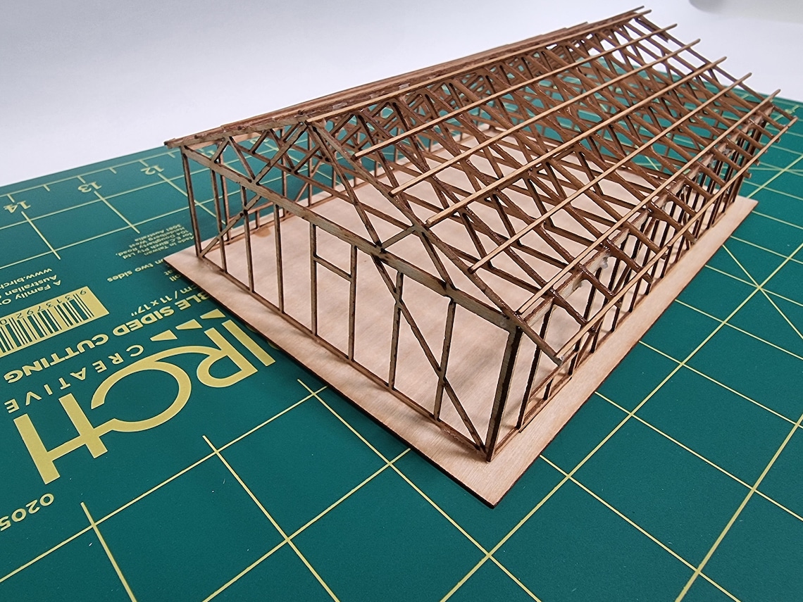 Unfinished HO or OO Scale House Laser Cut - Etsy