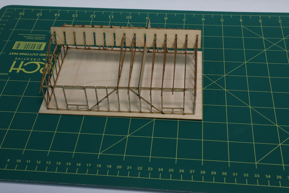 Unfinished HO or OO Scale House Laser Cut - Etsy