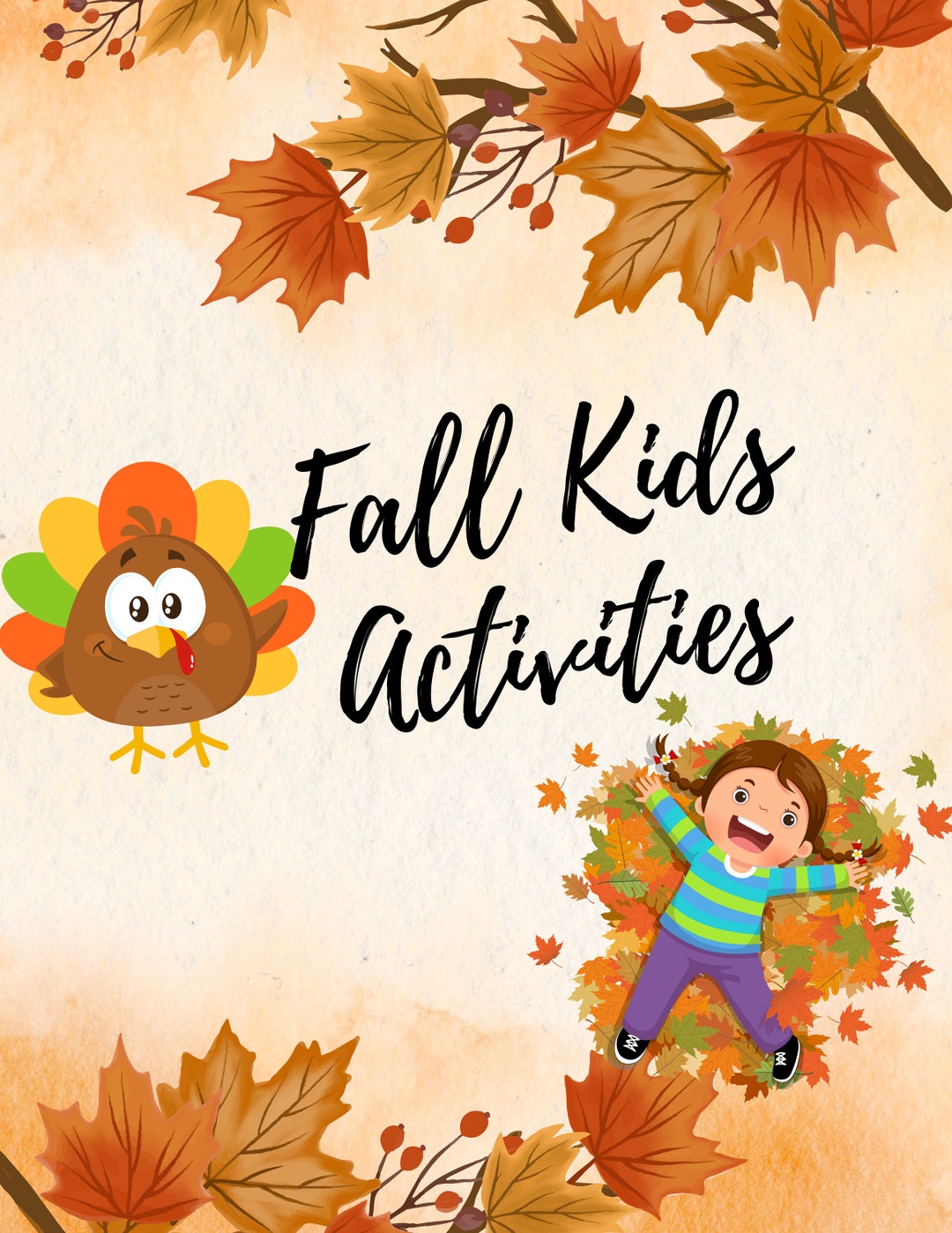 Printables Fall Kids Activities. - Etsy