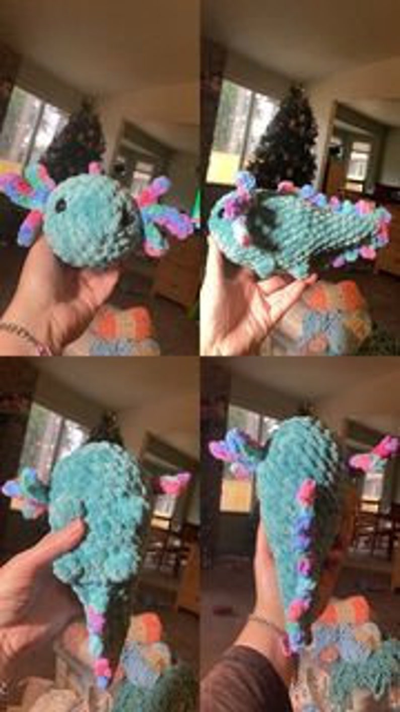 Mini No Sew Axolotl Crochet Pattern - Etsy Australia