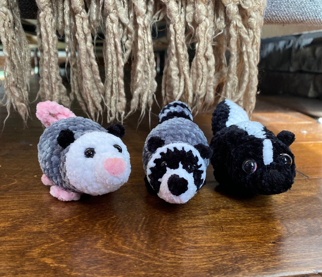 3n1 Garbage Gang Trio Crochet Pattern - Etsy