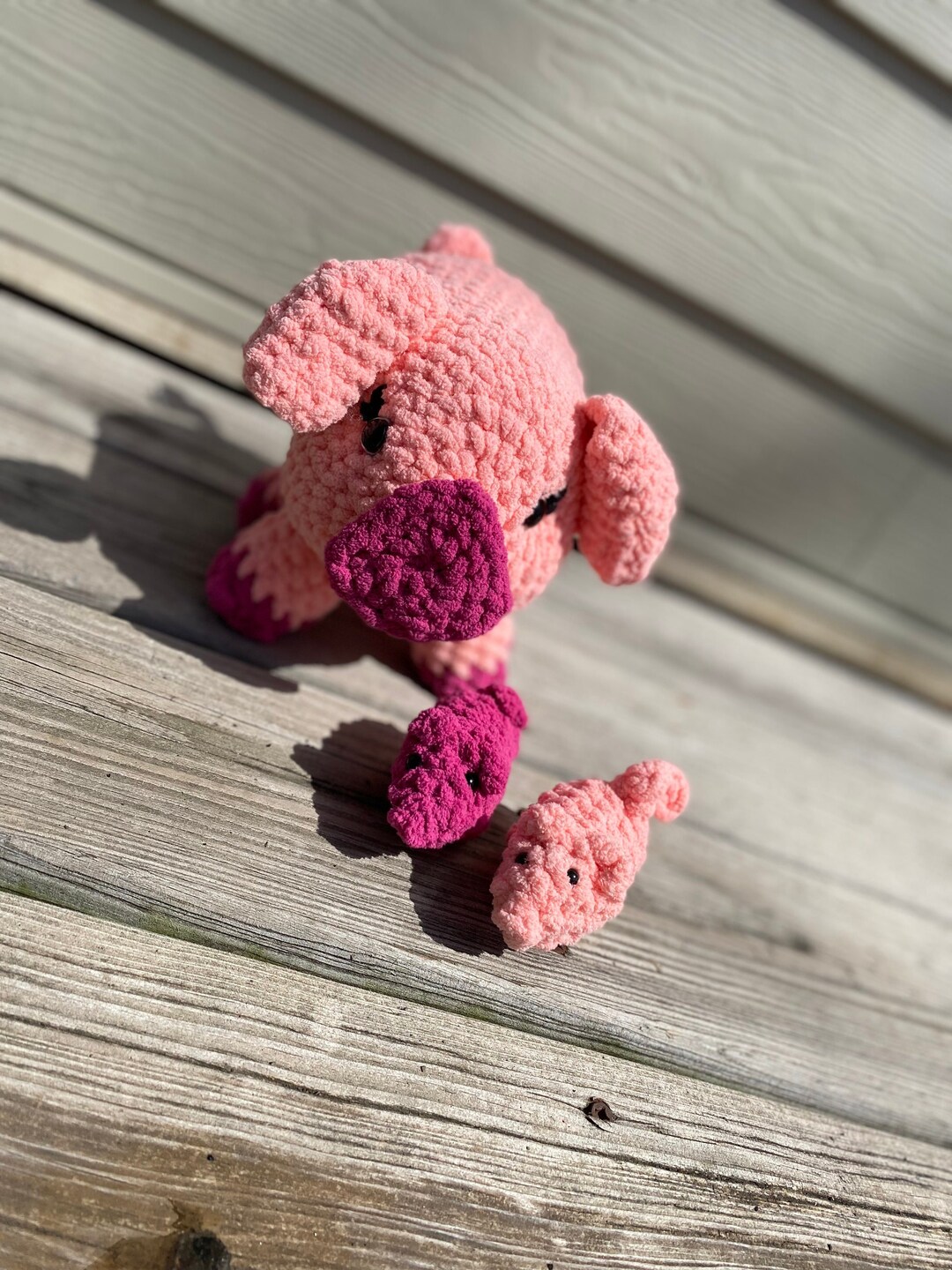 Letty the Pig and Baby Piglets Crochet Pattern - Etsy