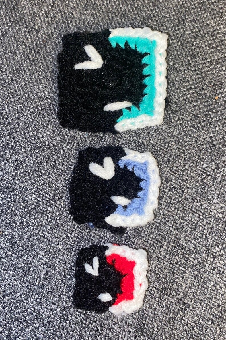 Square Amigurumi Eyes Crochet Pattern (three Sizes) - Etsy