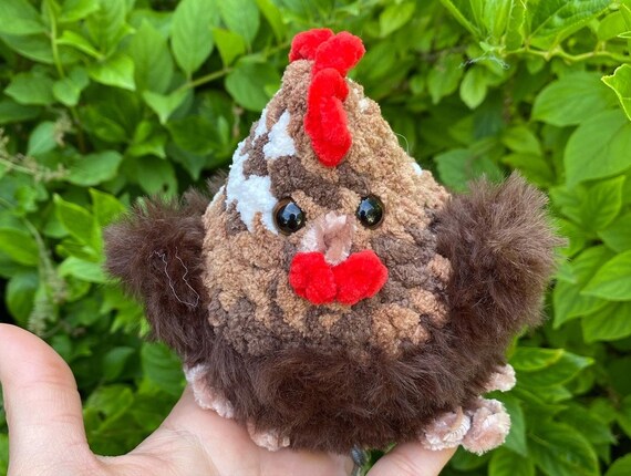 Mini Hen and Rooster Crochet Pattern - Etsy