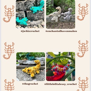 Mini Scorpion Crochet Pattern - Etsy