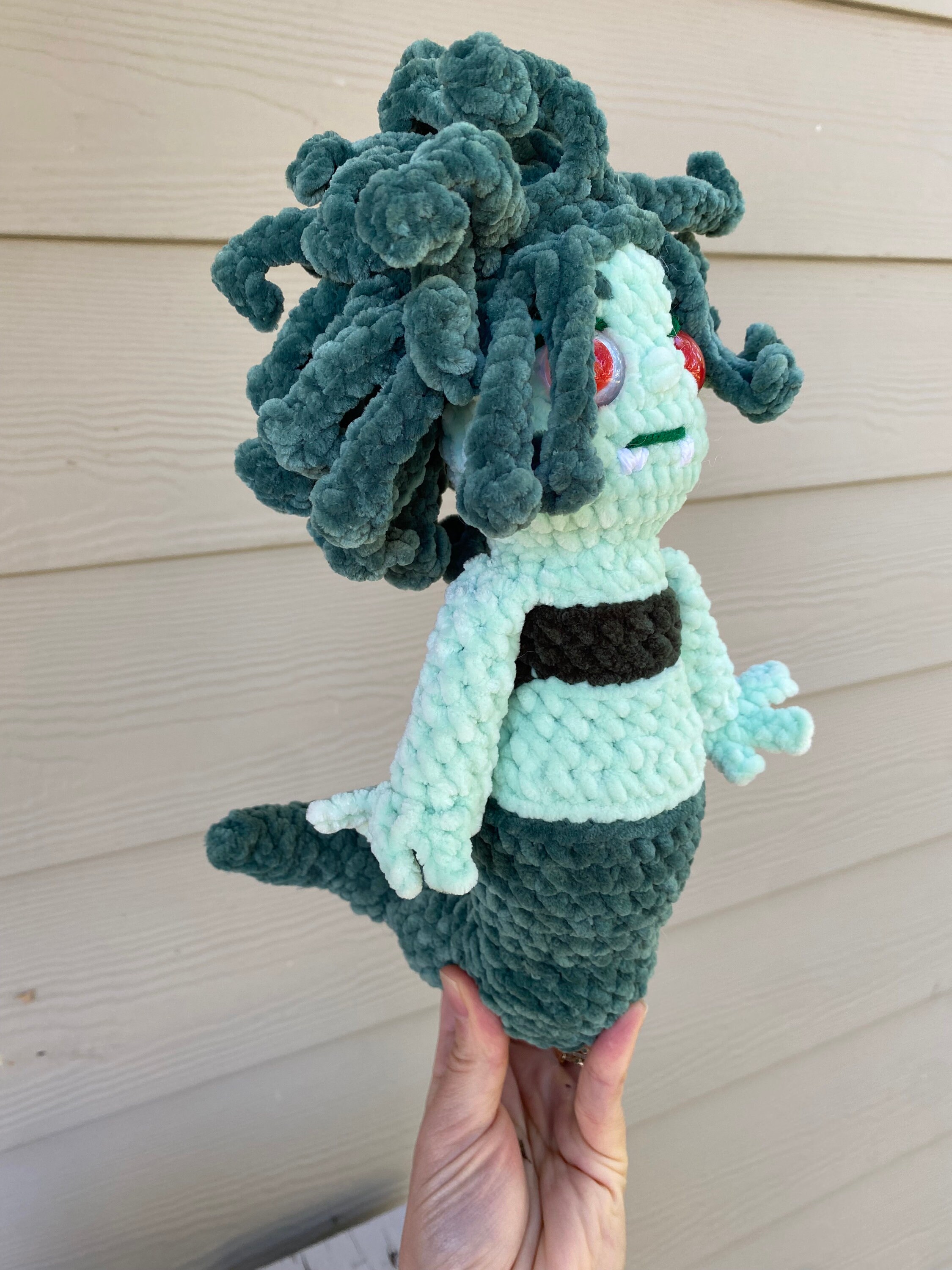 Medusa the Gorgon Low Sew Crochet Pattern - Etsy