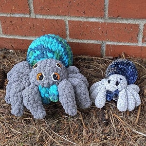 NO SEW Jumping Spider Crochet Pattern With Tarantula Mod - Etsy