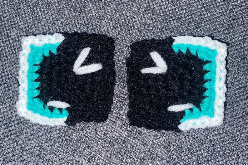 Square Amigurumi Eyes Crochet Pattern three Sizes - Etsy
