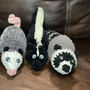 3n1 Garbage Gang Trio Crochet Pattern - Etsy