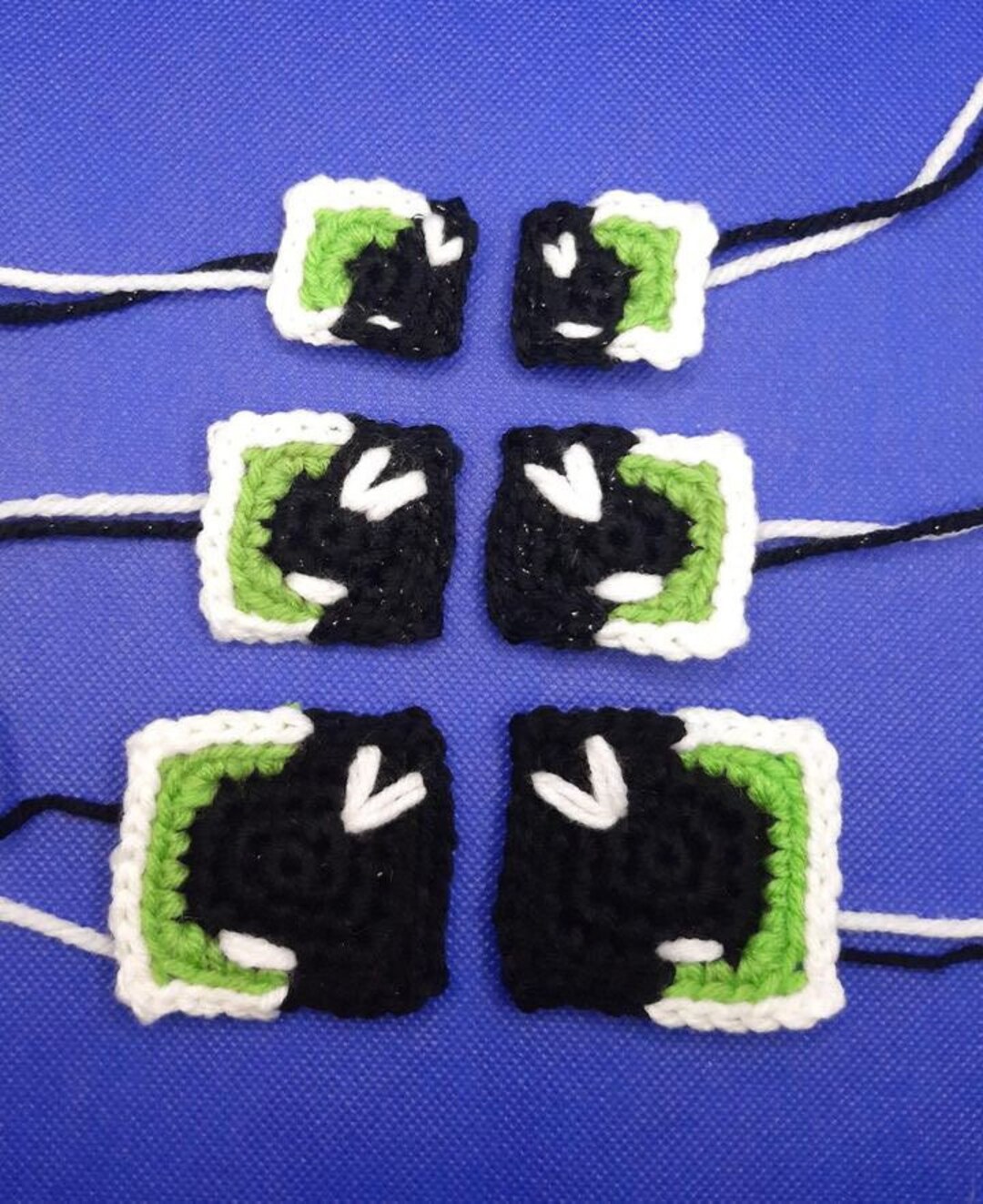 Square Amigurumi Eyes Crochet Pattern three Sizes - Etsy
