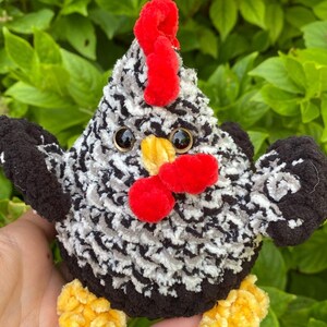 Mini Hen and Rooster Crochet Pattern - Etsy