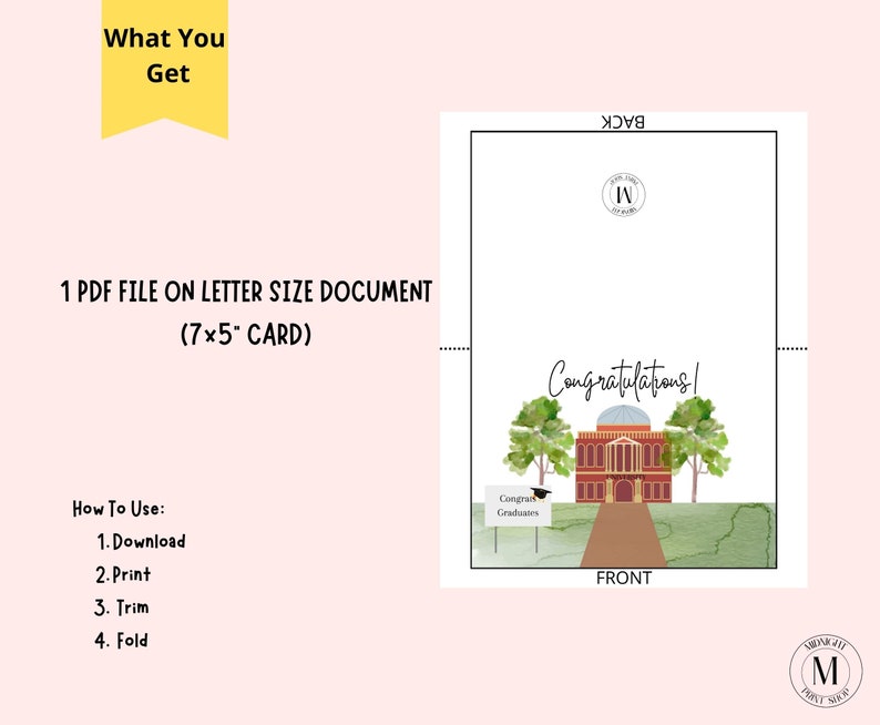 College Graduation Card, Graduation Card for College, Undergraduate ...